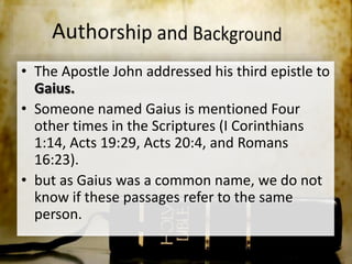 3rd Book of John | PPTX