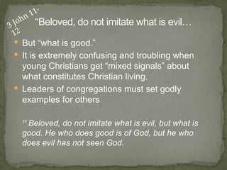 The intrduction to Third John " The Importance of Truth" | PPTX