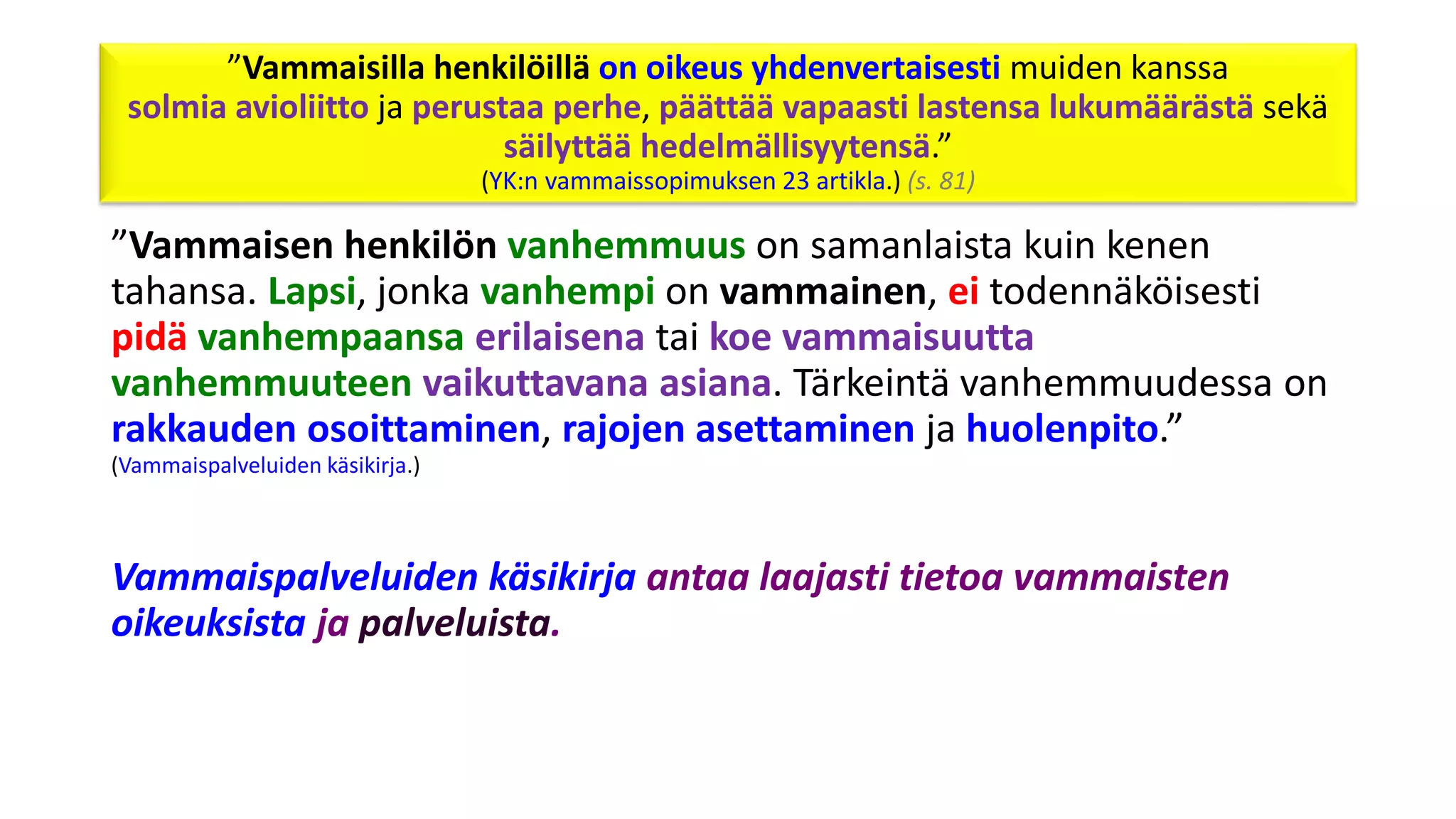 3 Vammaiset. "Jos lastensuojelulla on asiaa" | PPTX
