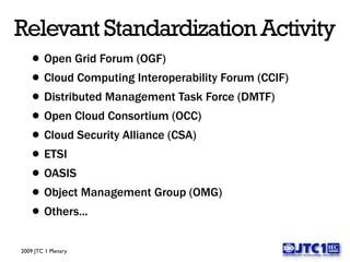 Cloud Computing on ISO/IEC JTC 1 | PDF