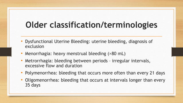 Abnormal Uterine Bleeding by Dr Kemi Dele | PPTX