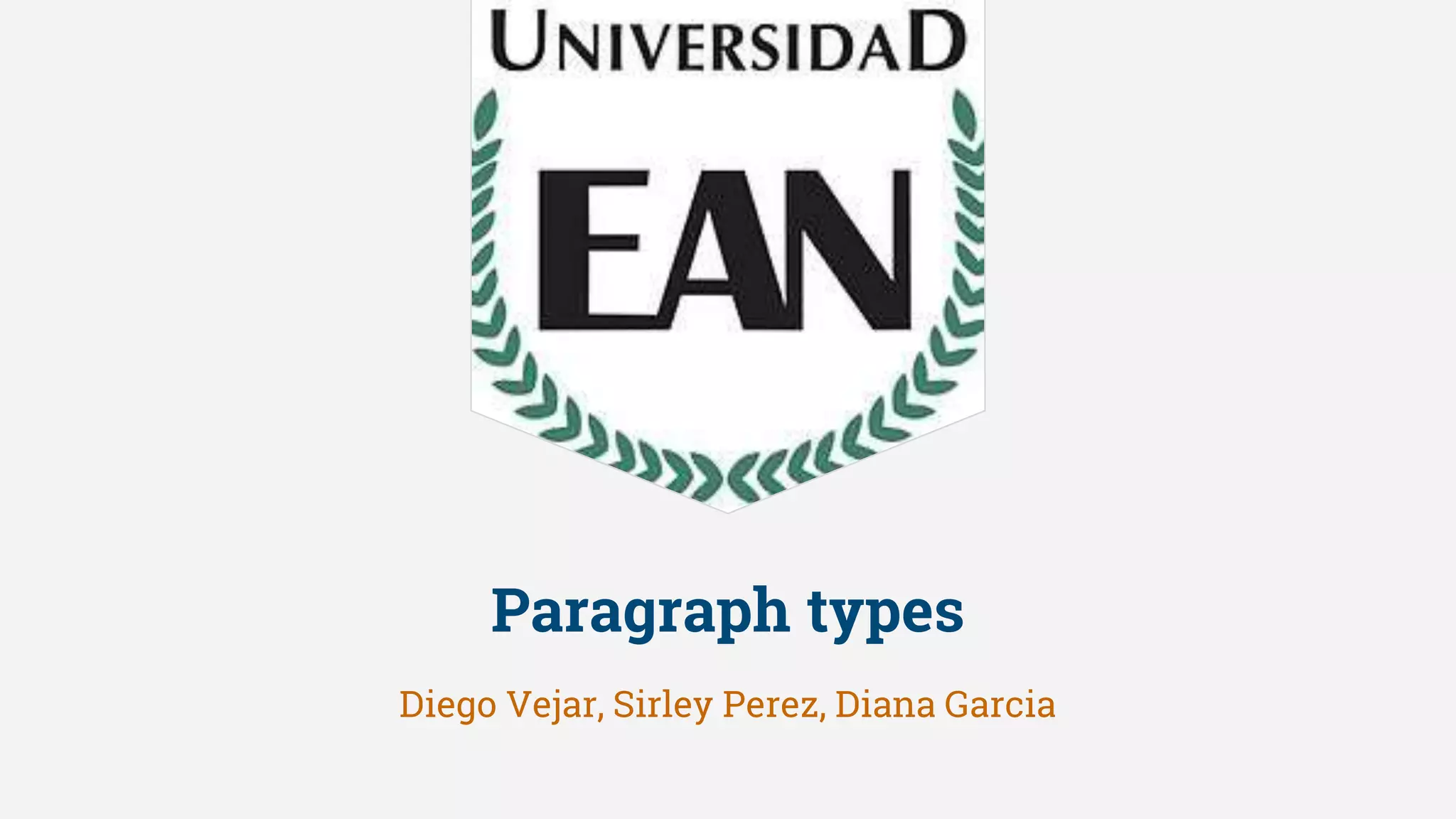 paragraph types | PPT