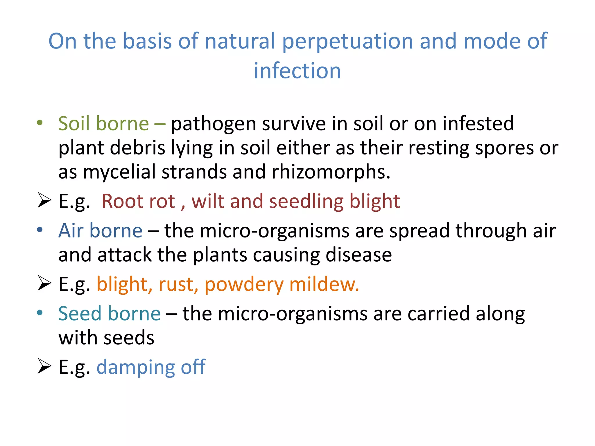 MOST ACCEPTED CLASSIFICATION OF PLANT DISEASE BY SOMBIR KASHYAP | PPTX