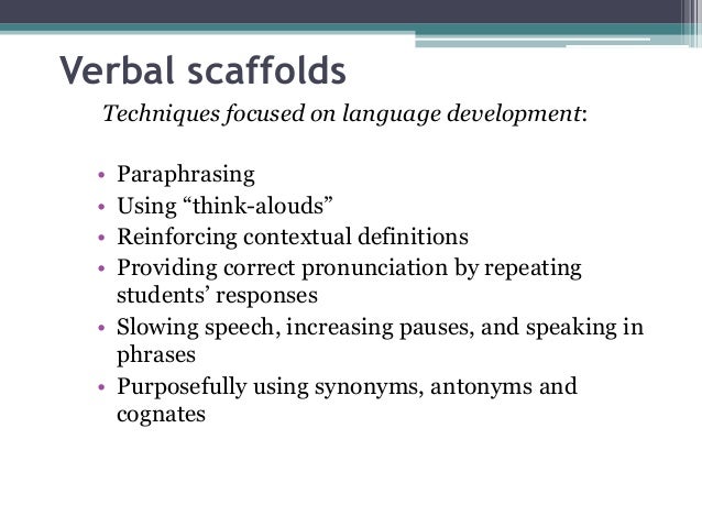 Tesol 2014 Presentation: Scaffolding for Success