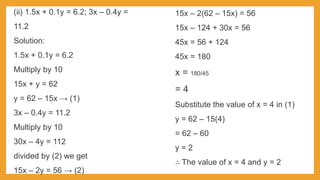3k. Pedagogy of Mathematics (Part II) - Algebra (Ex 3.11) | PPT