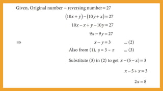 3k. Pedagogy of Mathematics (Part II) - Algebra (Ex 3.11) | PPT