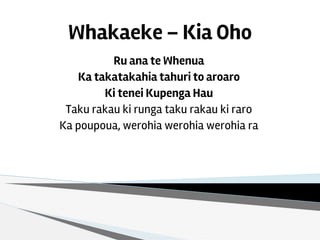 Ashley School Kapa Haka | PPT