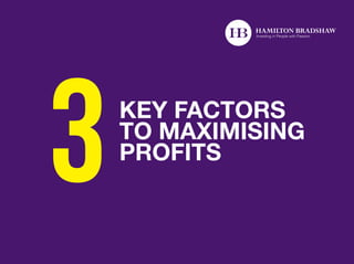 3 Key Factors to maximising profit | PPT