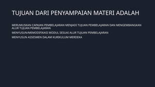 3 KOMPONEN MINIMAL MODUL AJAR DALAM KURIKULUM MERDEKA.pptx