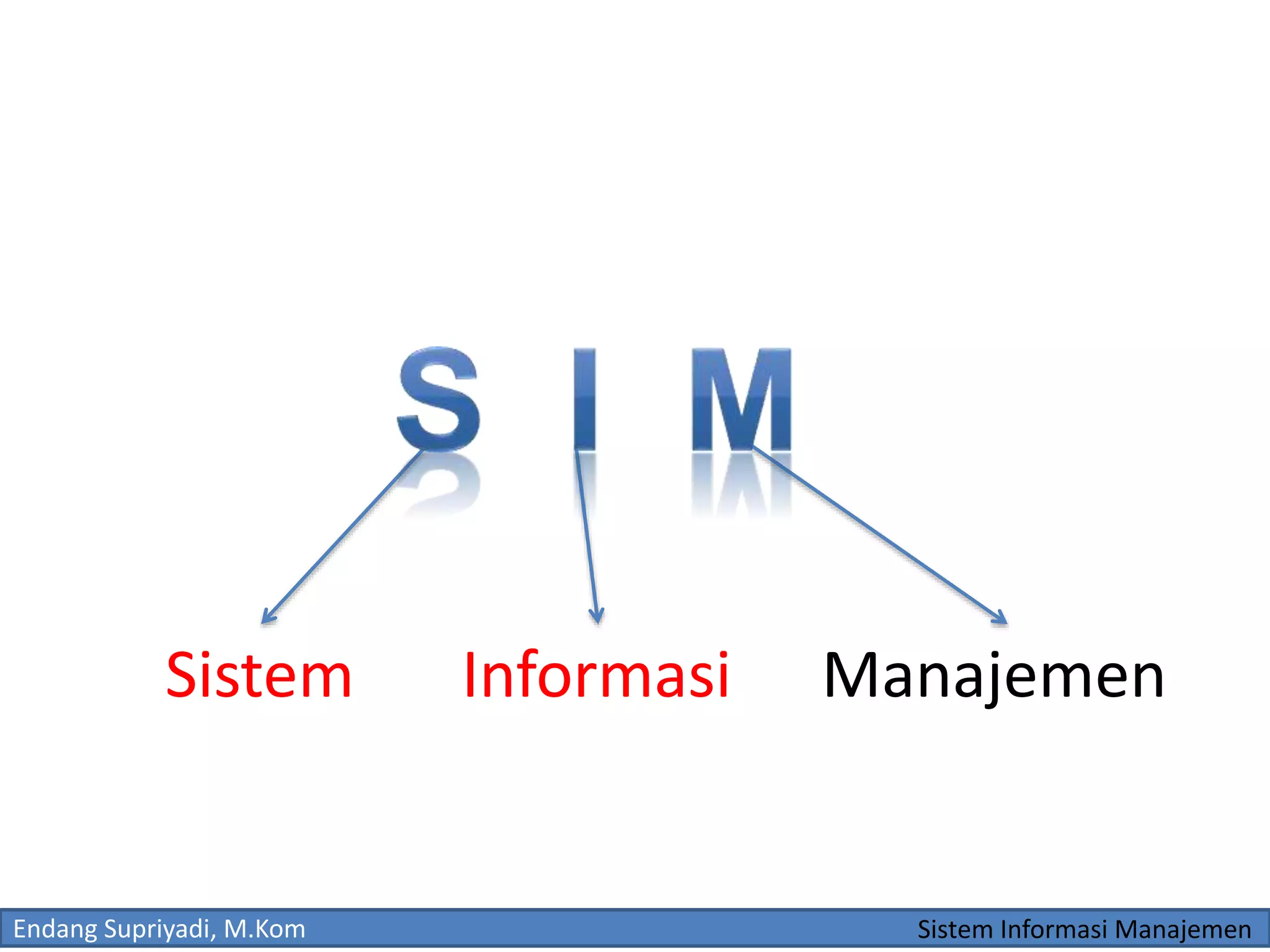 3 konsep dasar sistem informasi | PPTX