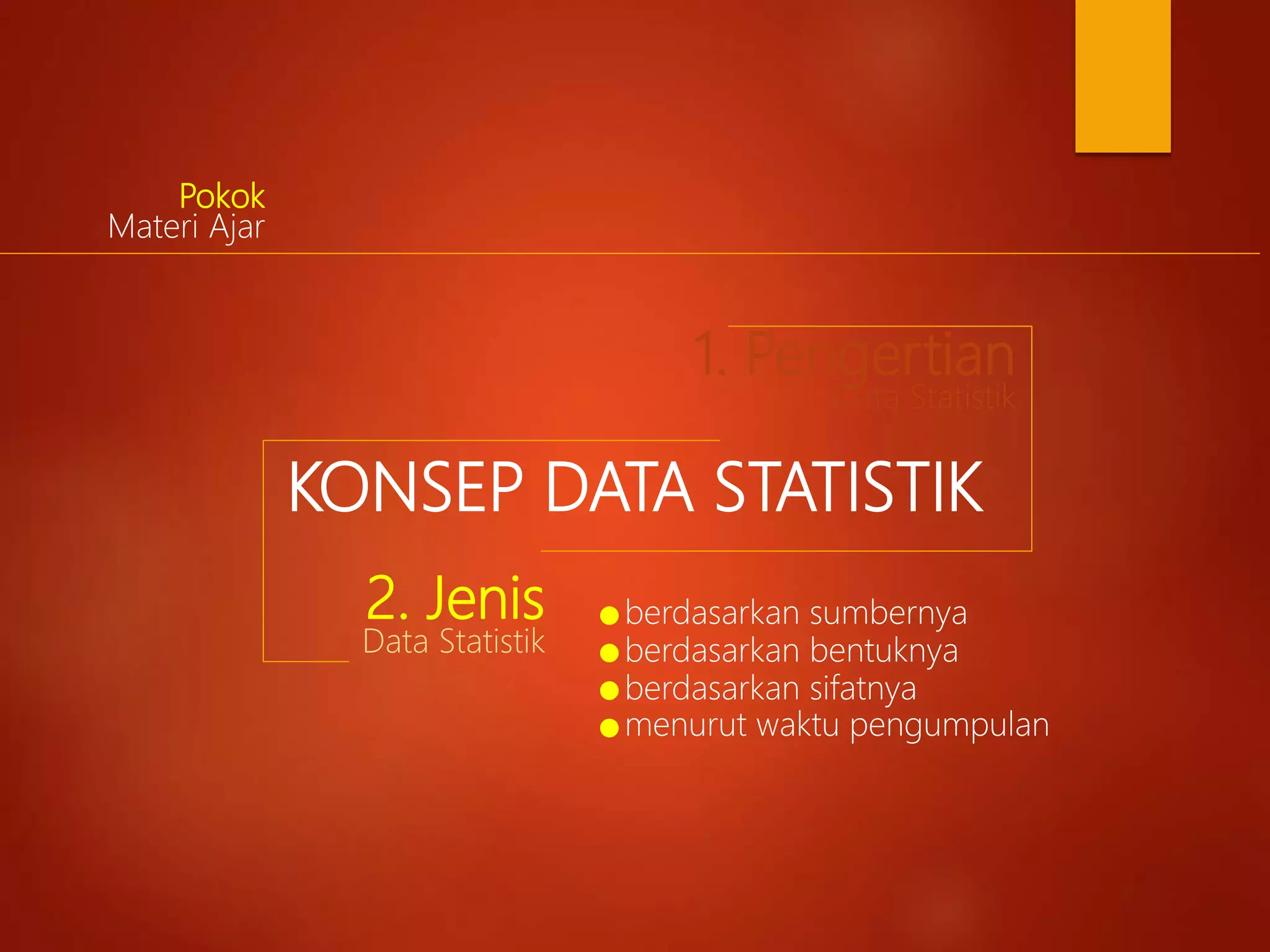 3 konsep data statistik c | PPTX