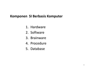 Konsep Sistem Informasi | PDF