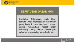 KURIKULUM STANDARD SEKOLAH MENENGAH (KSSM) BARU | PPTX