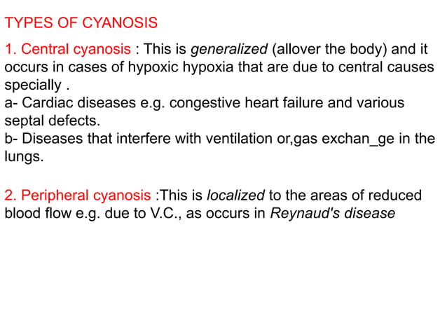 Hypoxia acclimatization cyanosis | PPT