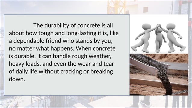 concrete_durability_ for civil engineering | PPTX