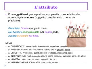 L'analisi logica | PPTX