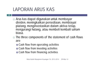 laporan keuangan, arus kas, dan pajak | PDF