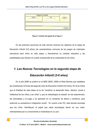 Las TIC en los juegos infantiles educativos | PDF