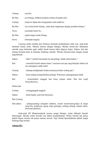 3 laskar pelangi | DOCX