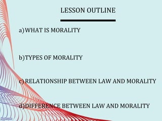 3) law and morality | PPT