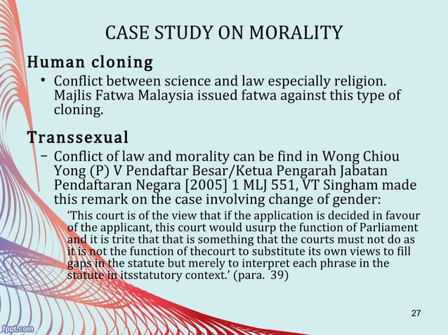 3) law and morality | PPT | Law