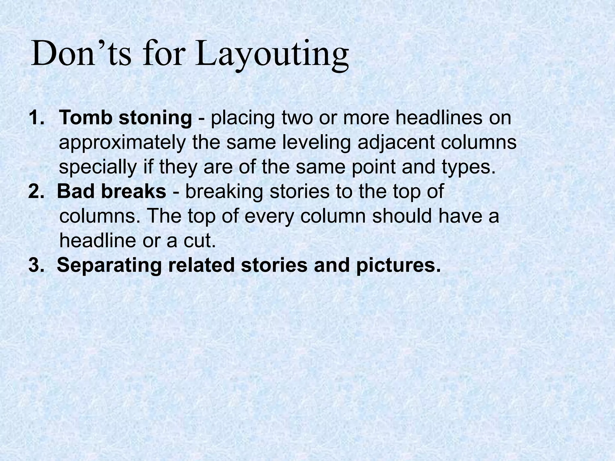 Laying Out the School Paper | PPTX