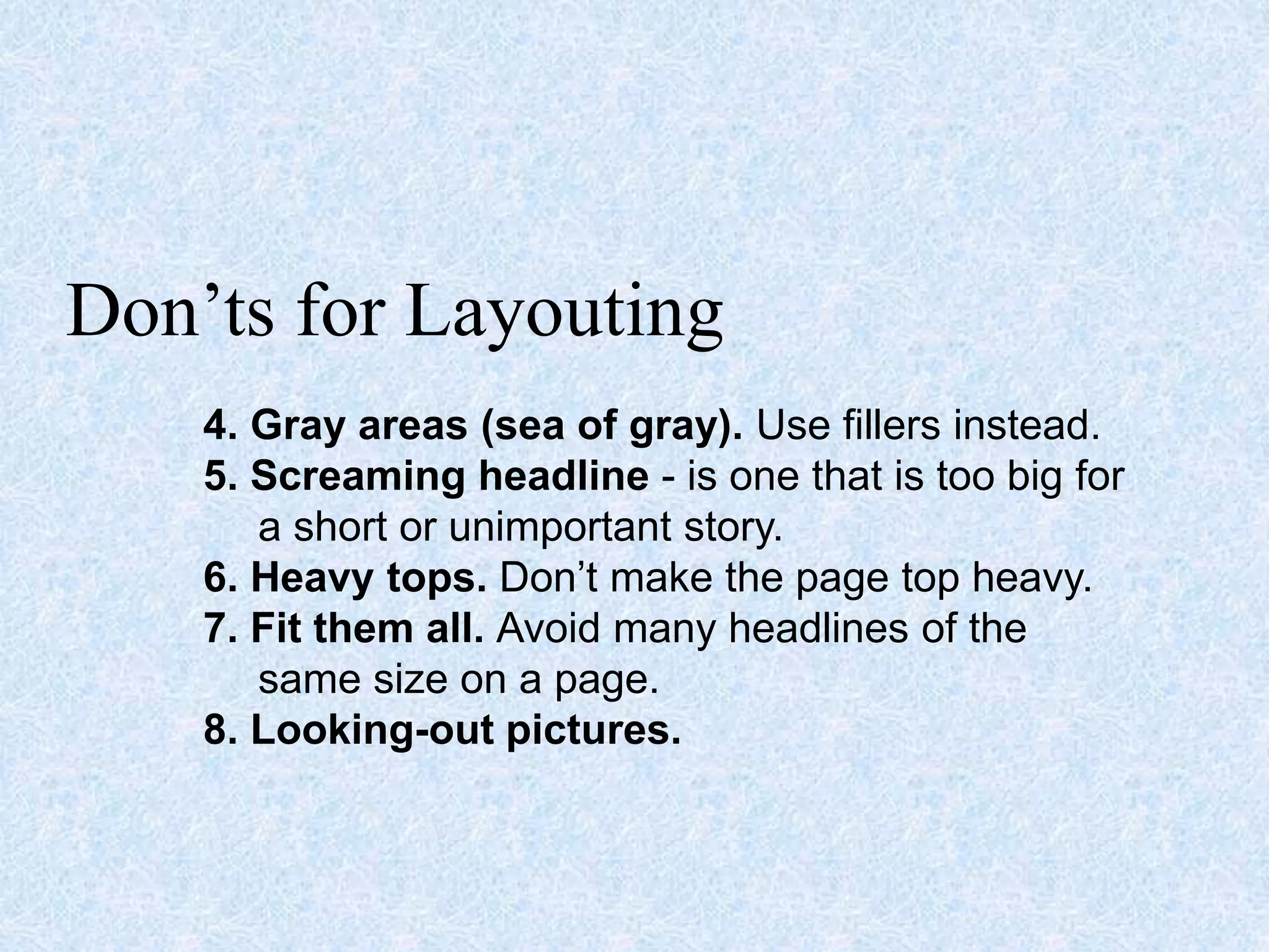 Laying Out the School Paper | PPTX