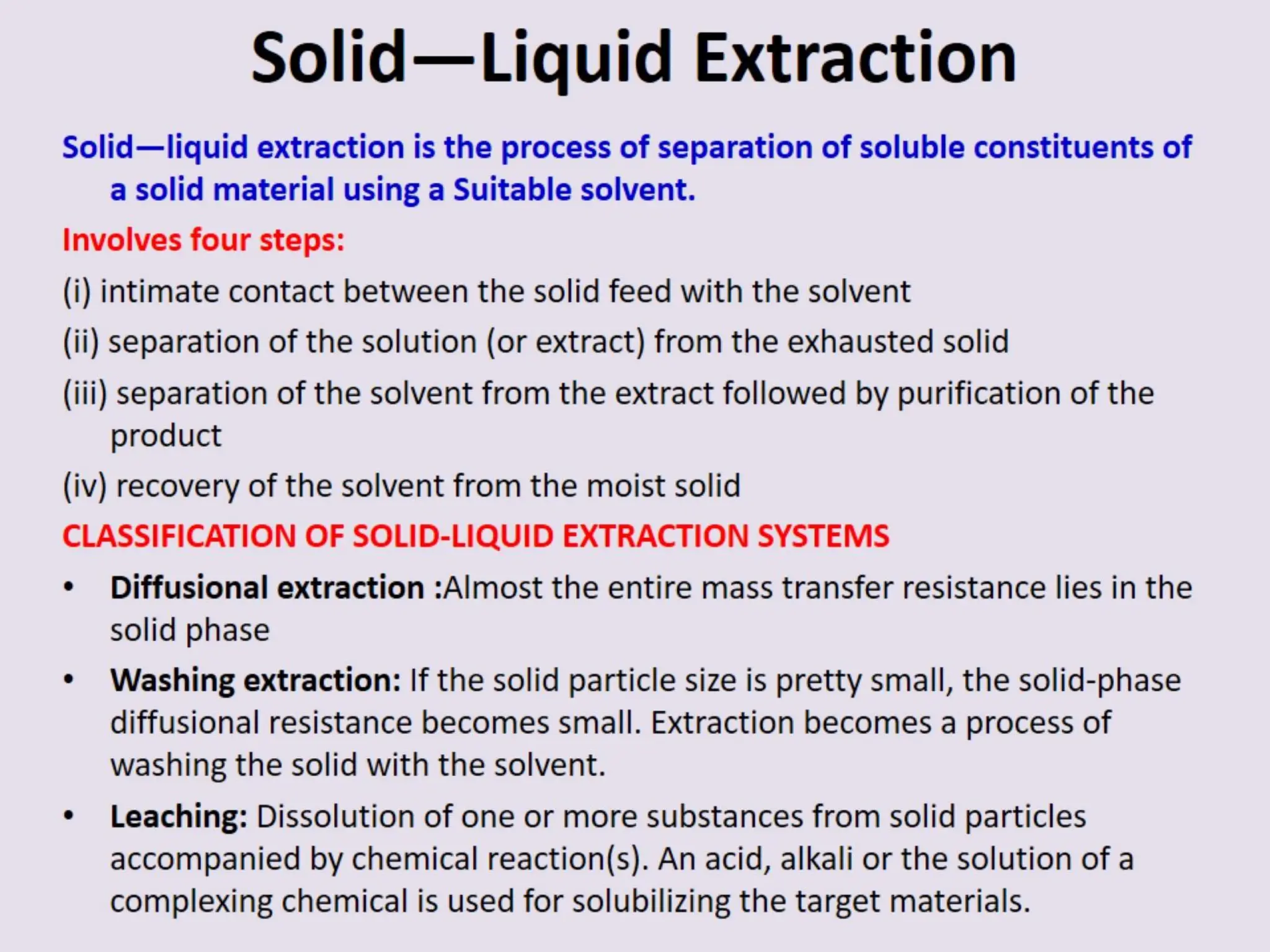 3_Leaching solid liquid extractional educational slides | PDF