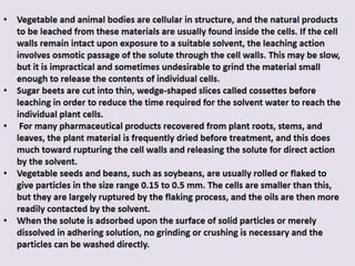 3_Leaching solid liquid extractional educational slides | PDF