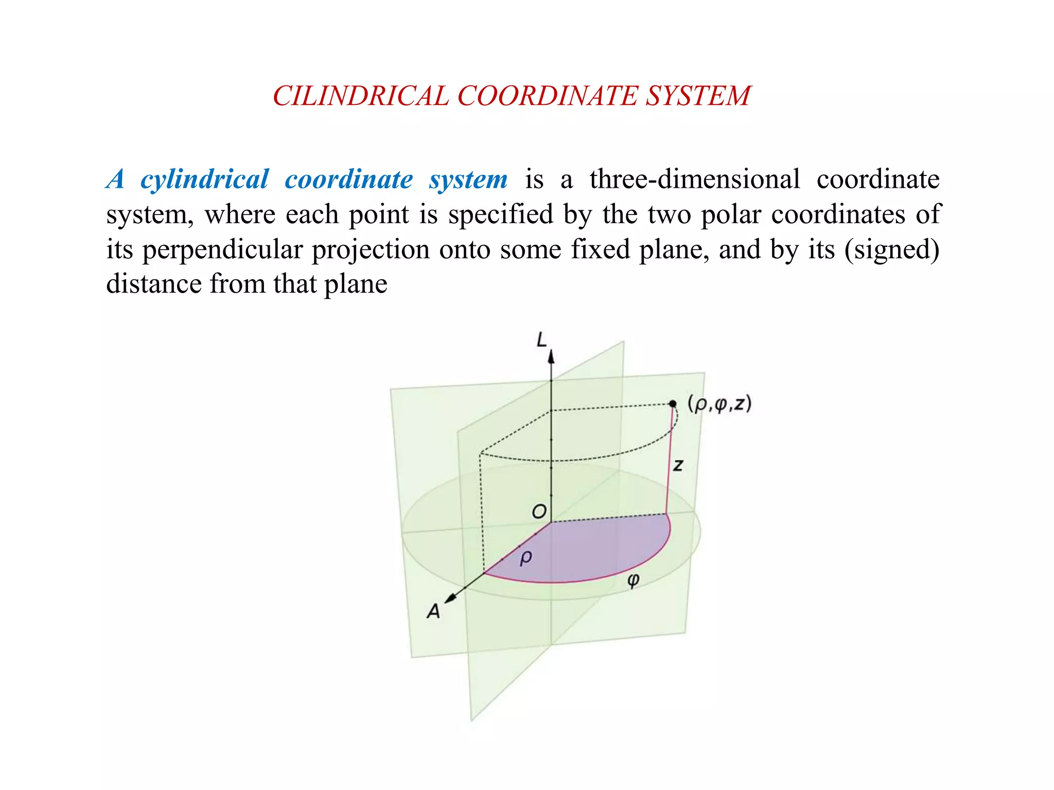 Coordinate systems (Lecture 3) | PPTX