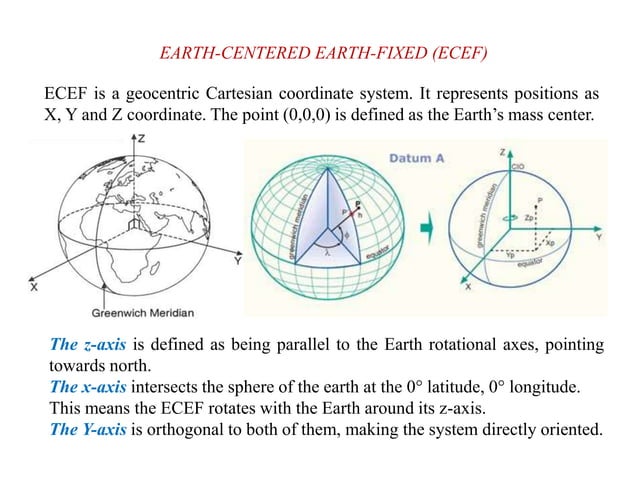 Coordinate systems (Lecture 3) | PPTX