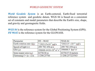 Coordinate systems (Lecture 3) | PPTX