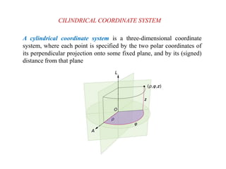 Coordinate systems (Lecture 3) | PPTX