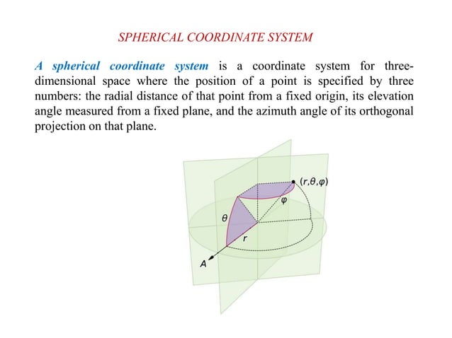 Coordinate Systems Lecture 3