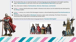 Development of the language Old English period | PPTX