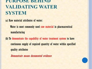 3 LECTURE 1-VALIDATION OF PURIFIED WATER SYSTEM.ppt