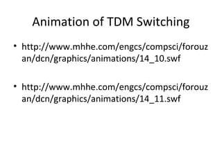 Applications of Time Division multiplexing : statistical TDM | PPT