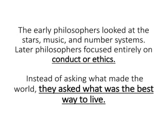 THE PRE-SOCRATIC PHILOSOPHERS | PPTX