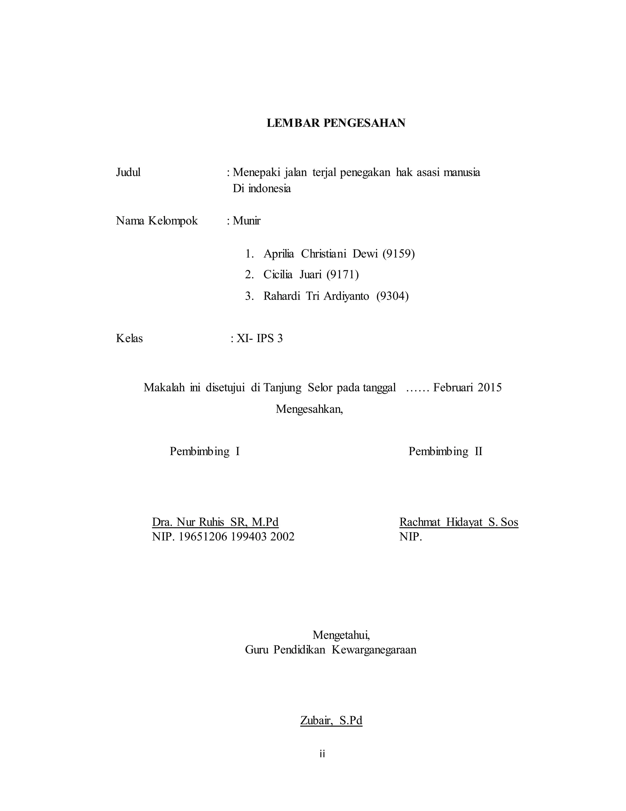 3 lembar pengesahan | DOCX