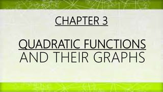 3 lesson 1 graphs of quadratic function | PPT