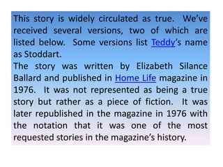 3 Letters from Teddy | PPTX