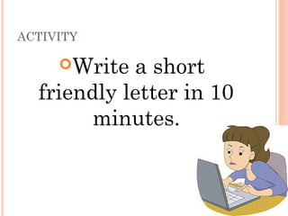 3 letter writing | PPT