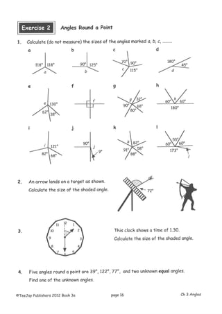 3 level 3a hw chapter 3 angles | PDF