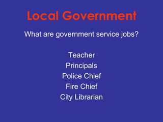 3 levels of government power point | PPT