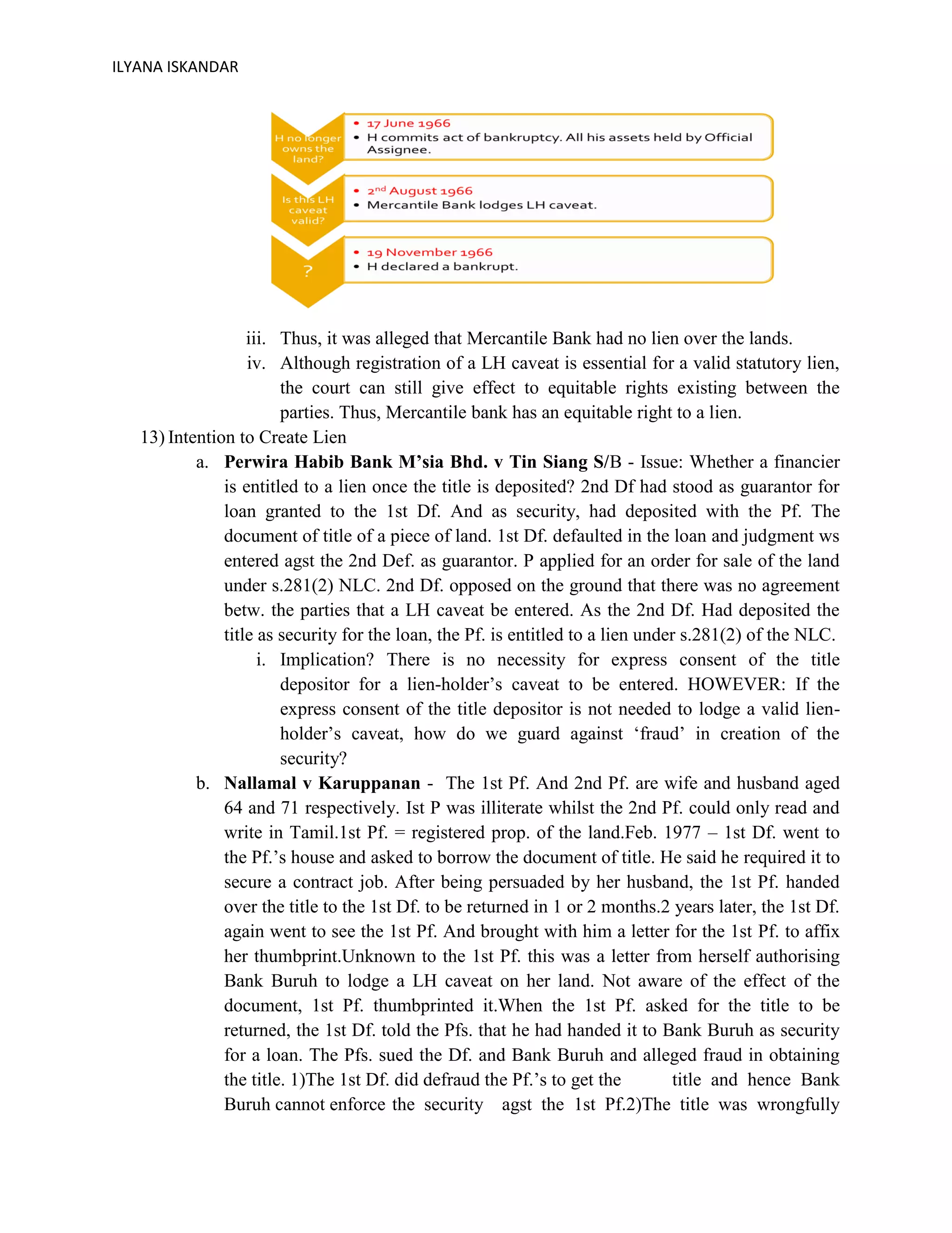 3) lien holder caveat | PDF