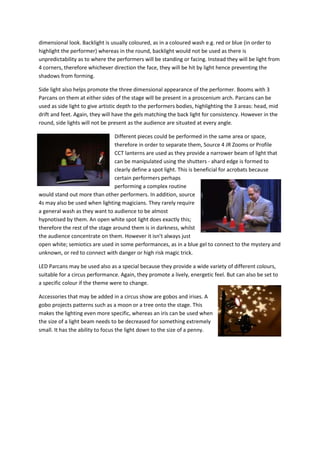 3 lighting genres comparisons | DOCX | Painting | Arts and Crafts