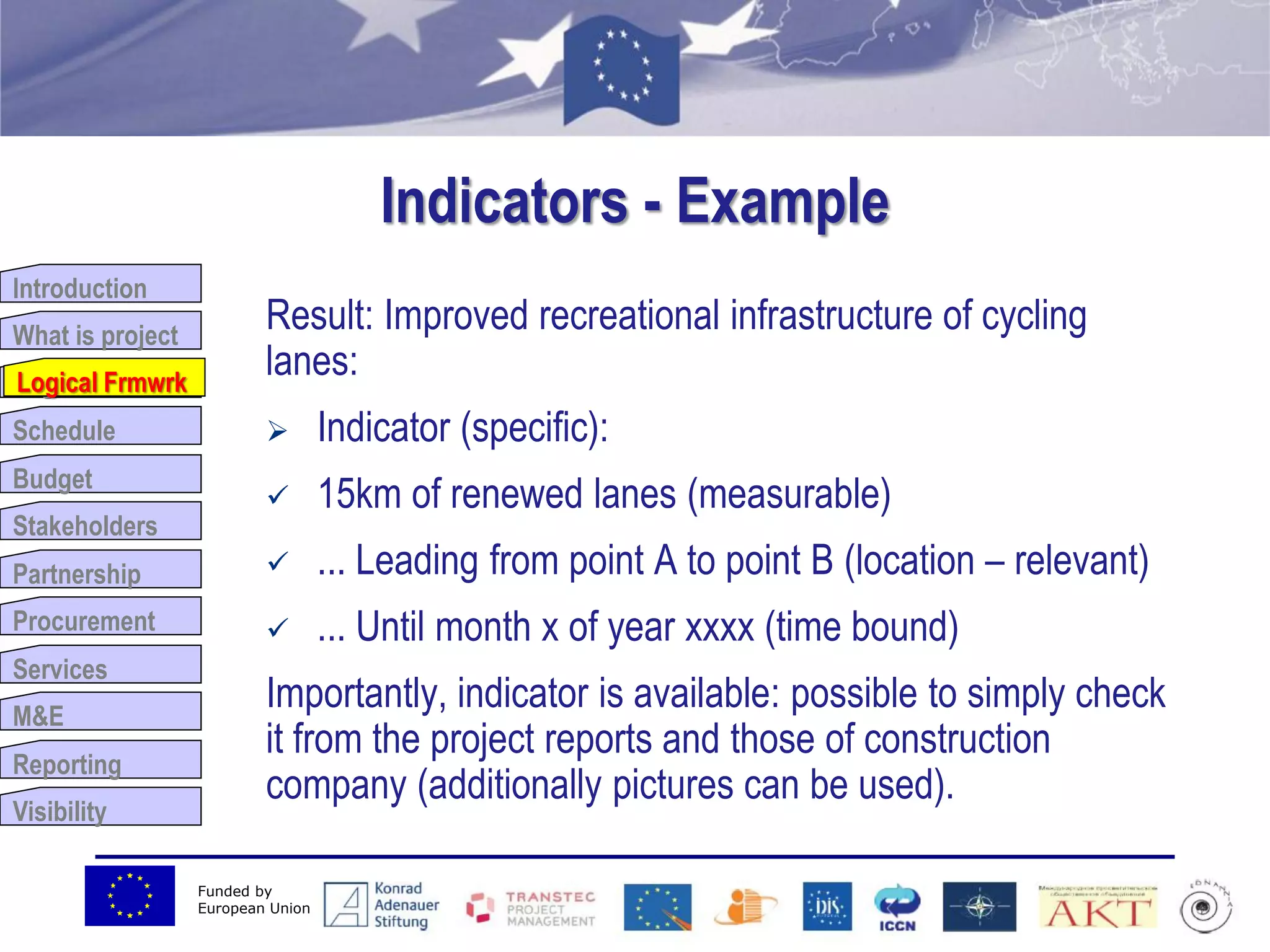 3_Logframe, problem and objectives, indicators, assumptions | PDF