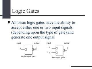 Logic Gate1 - and or not nand and XOR Truth table | PPT