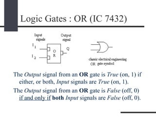 Logic Gate1 - and or not nand and XOR Truth table | PPT