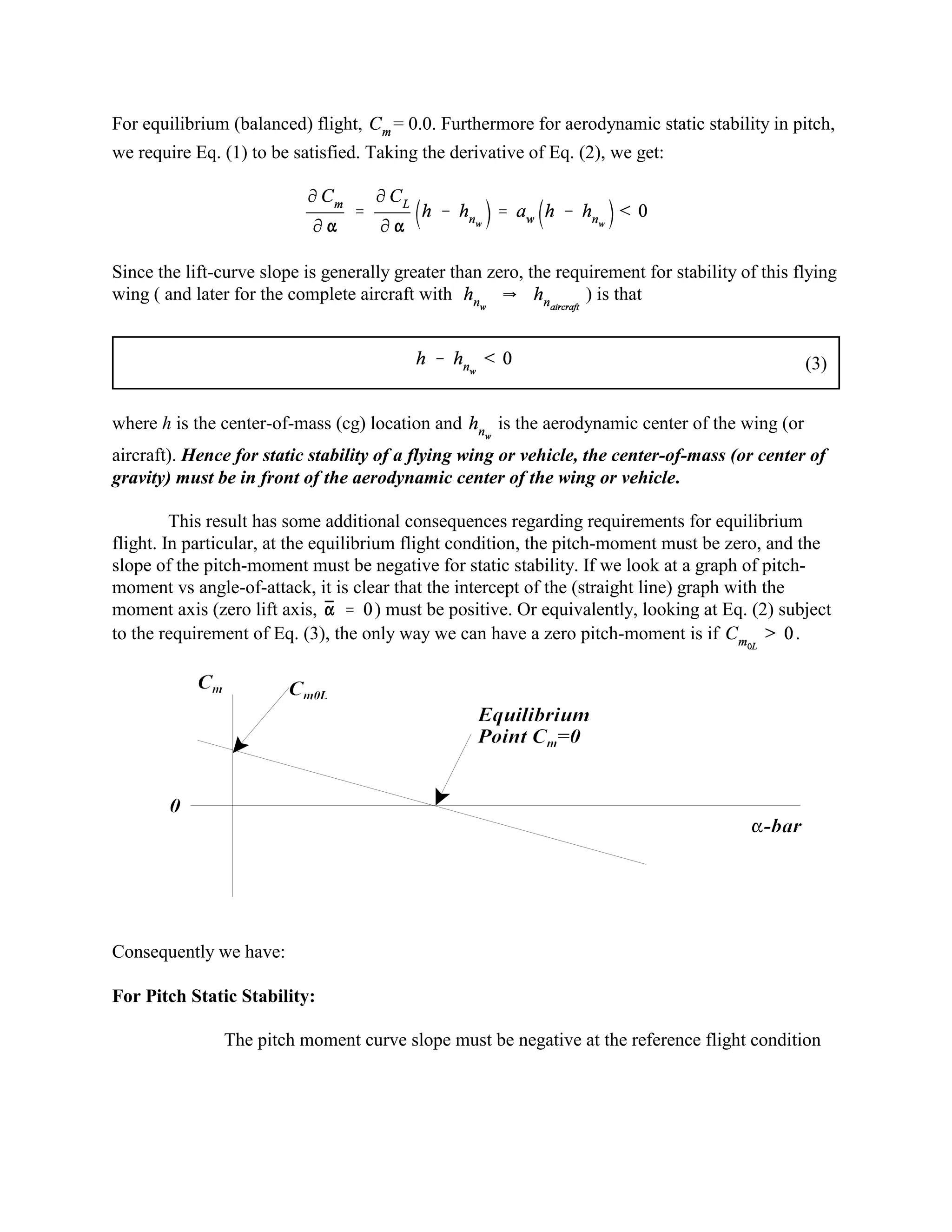 3 longitudinal static stability 6 | PDF